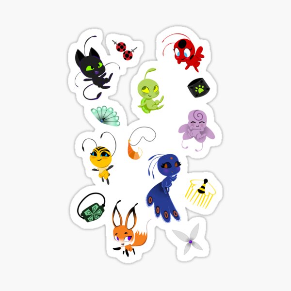 Miraculous Ladybug Stickers | Redbubble