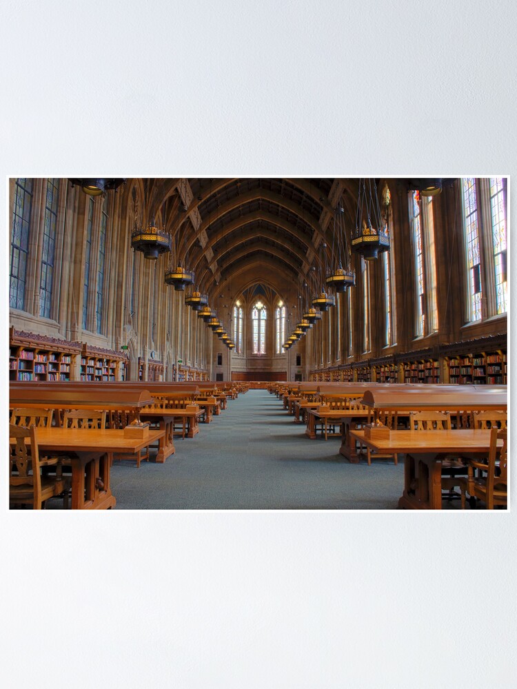 "Suzzallo Library (University of Washington)" Poster for Sale by Barb ...