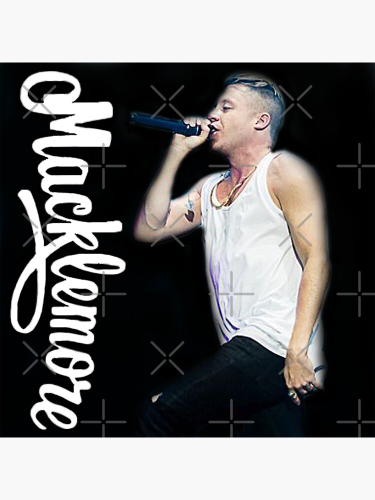 "Macklemore Music Good" Sticker for Sale by lpopo41 | Redbubble