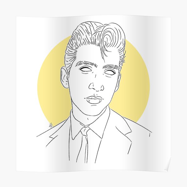 "Alex Turner" Poster by rafaelsorss | Redbubble
