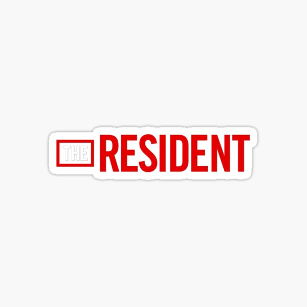 The Resident Stickers | Redbubble