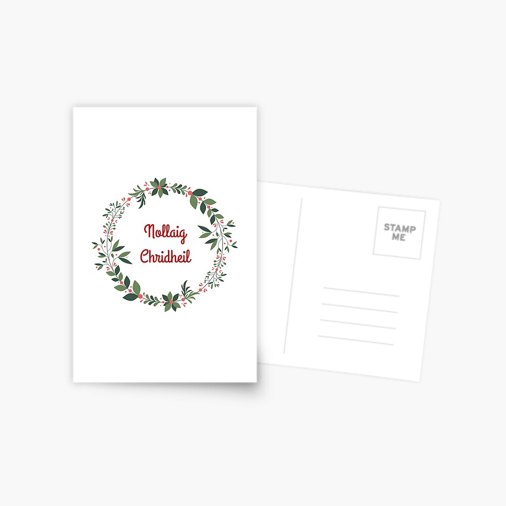 "Nollaig Chridheil - Merry Christmas in Scottish Gaelic" Poster for ...