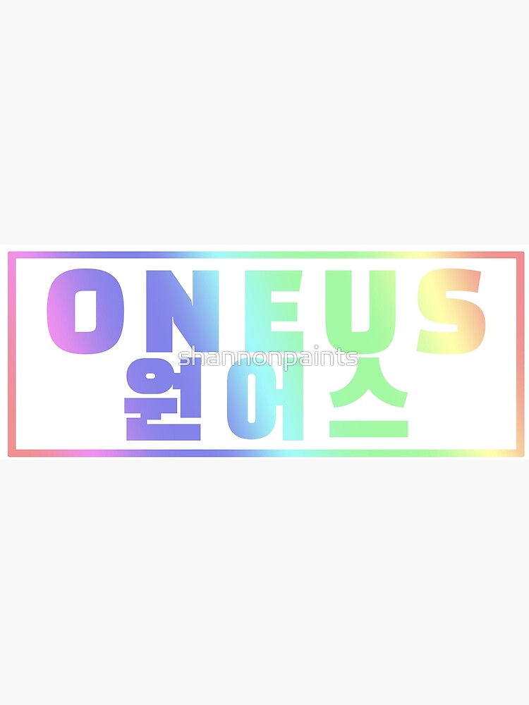 "ONEUS 원어스 KPOP" Poster by shannonpaints | Redbubble