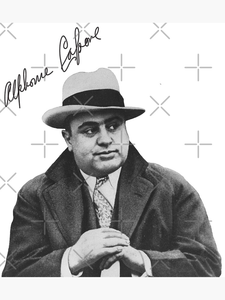 "Al Capone Reproduction Signature Merchandise" Poster for Sale by ...