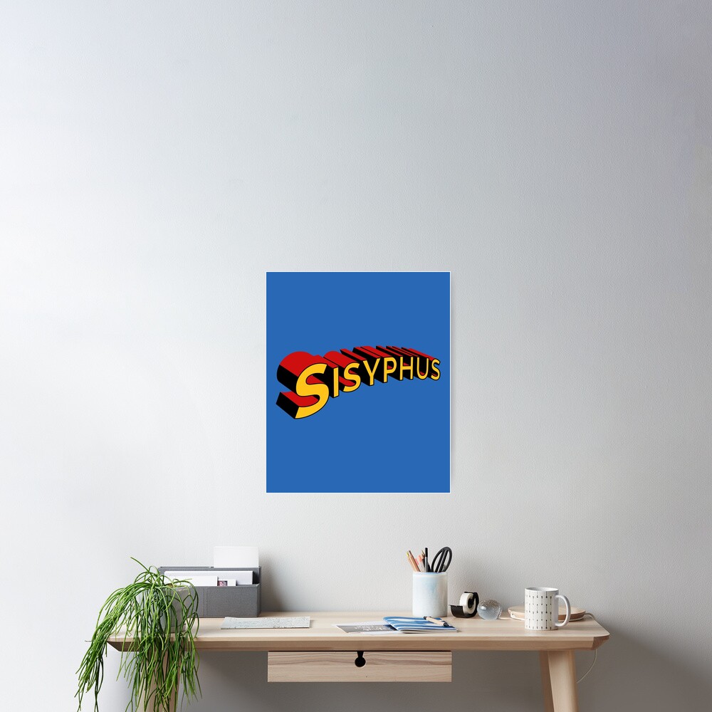 "Sisyphus Logo" Poster for Sale by SQWEAR | Redbubble