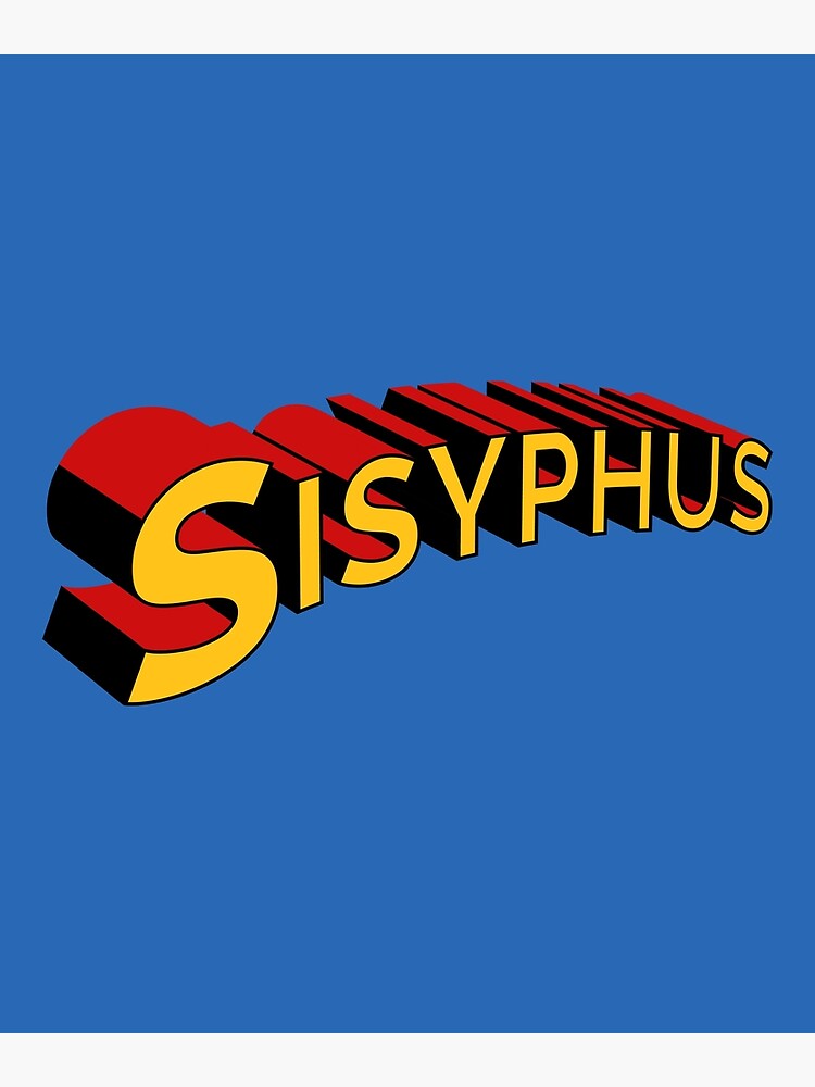 "Sisyphus Logo" Poster for Sale by SQWEAR | Redbubble