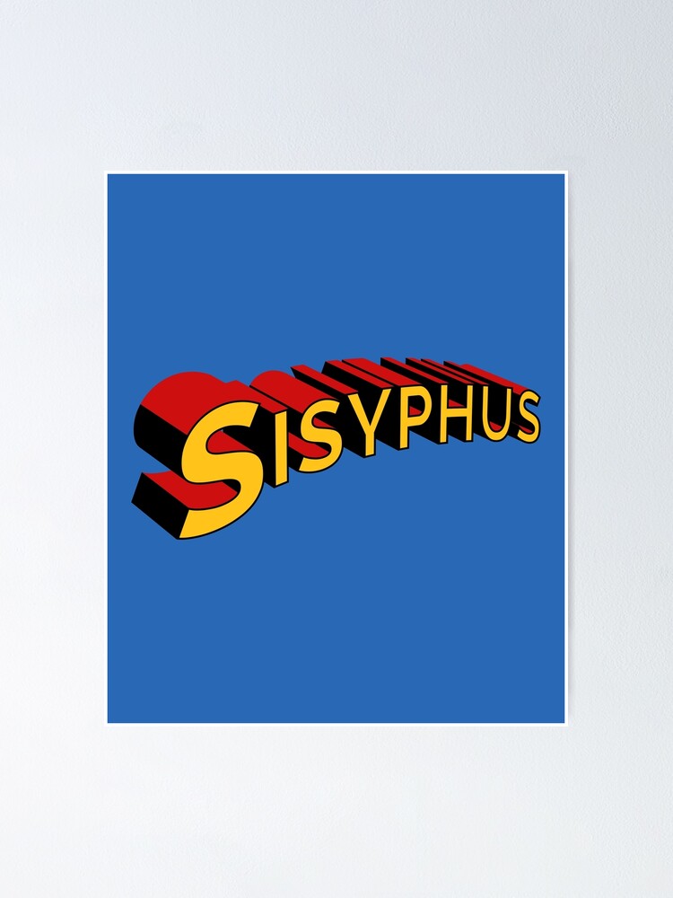 "Sisyphus Logo" Poster for Sale by SQWEAR | Redbubble