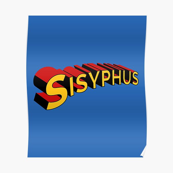 "Sisyphus Logo" Poster for Sale by SQWEAR | Redbubble
