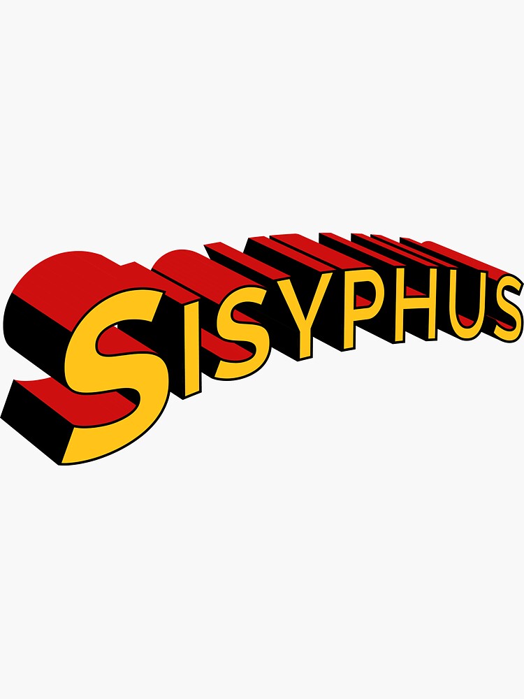 "Sisyphus Logo" Sticker for Sale by SQWEAR | Redbubble
