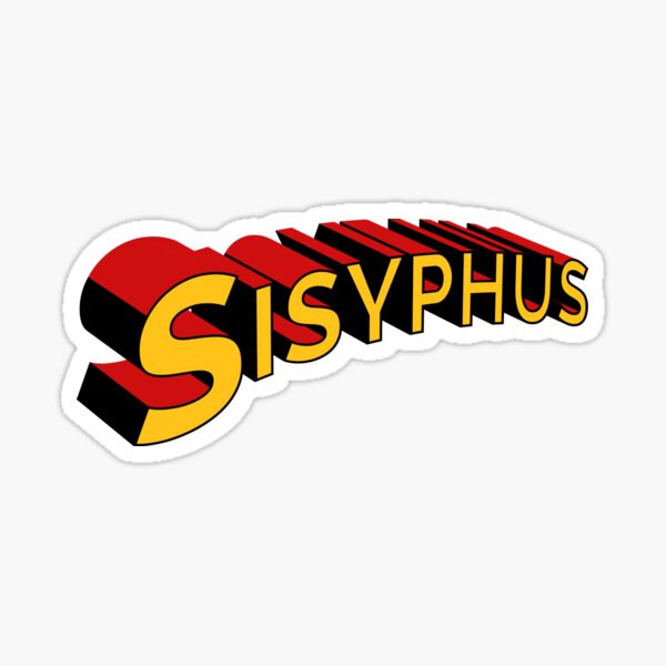 "Sisyphus Logo" Sticker for Sale by SQWEAR | Redbubble