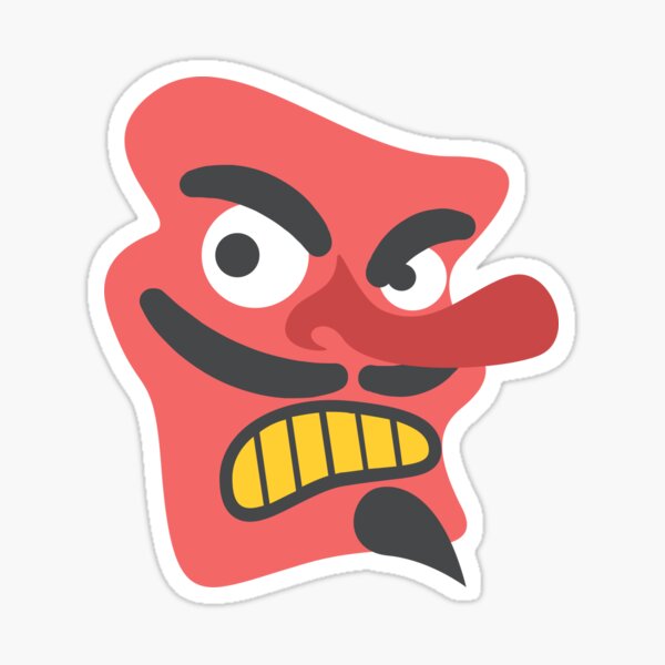 "Mask emoji" Sticker by CleanOnPoint | Redbubble