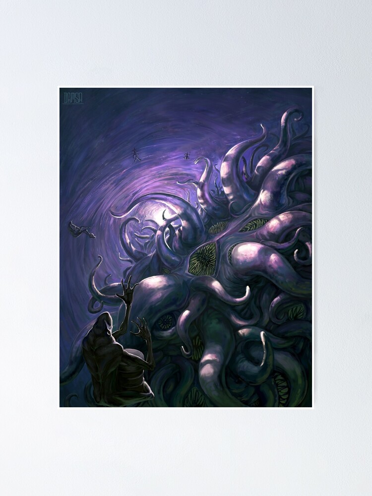 "Azathoth, the Blind Idiot God - Lovecraft" Poster by Damsa | Redbubble