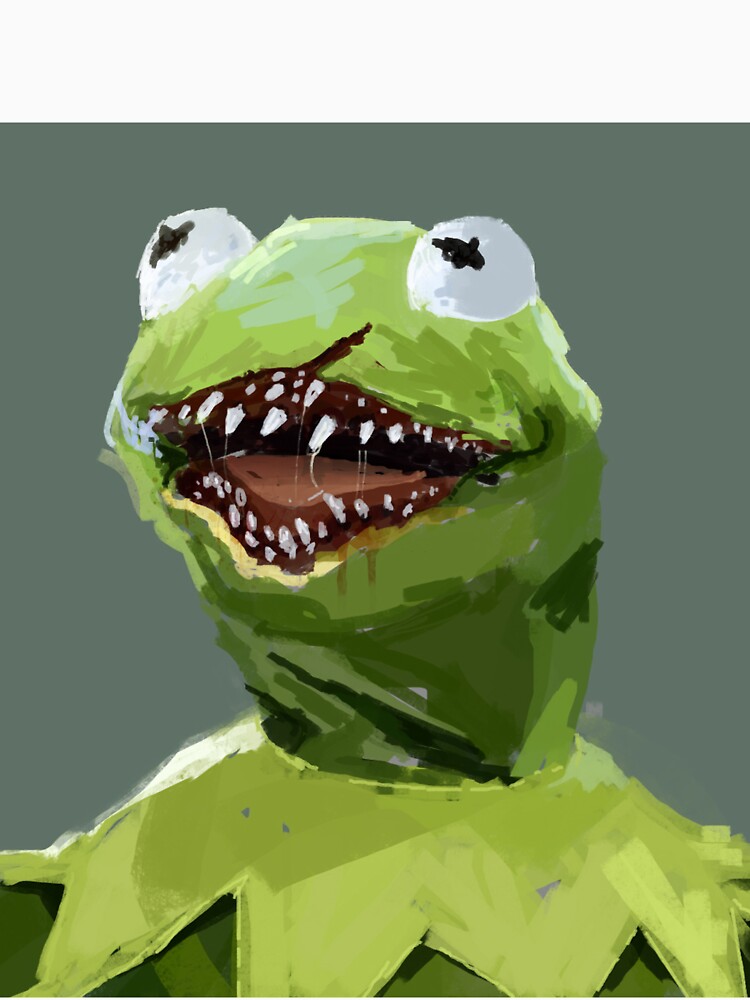 "kermit the scary frog" T-shirt for Sale by Beans20 | Redbubble ...