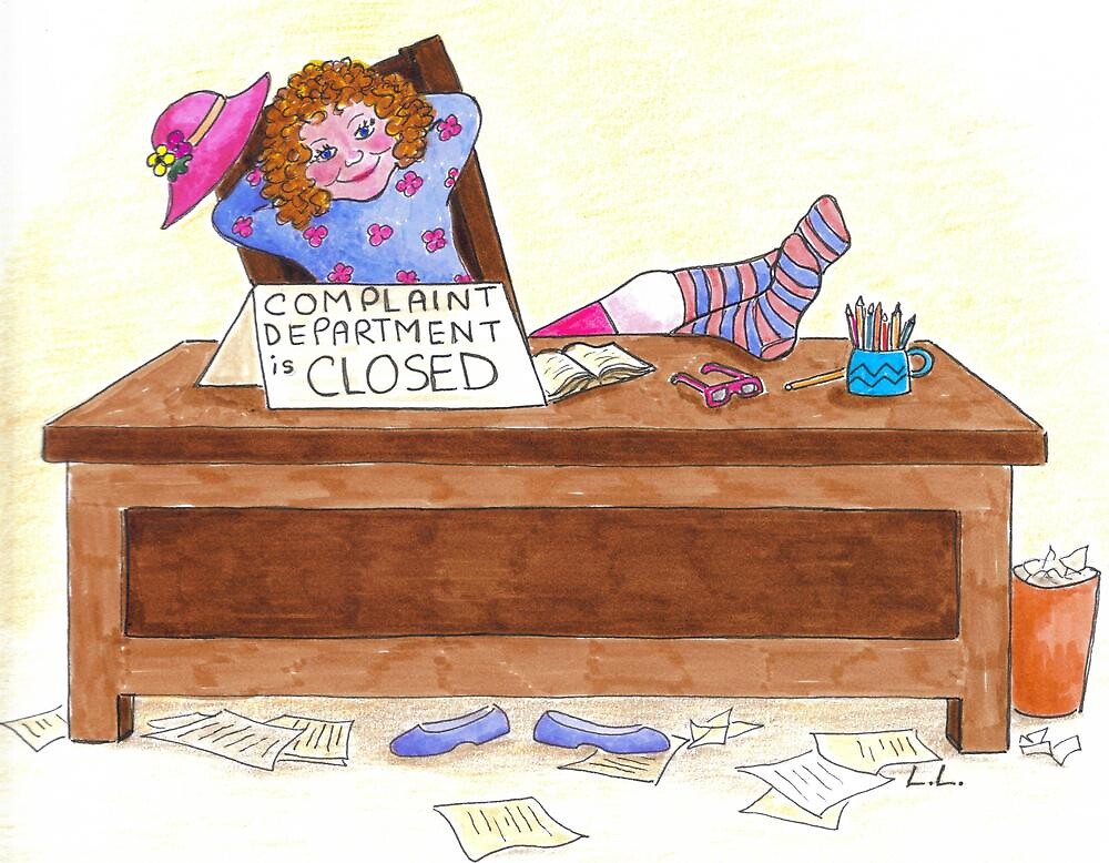 "Complaint department is closed" by harrogate | Redbubble