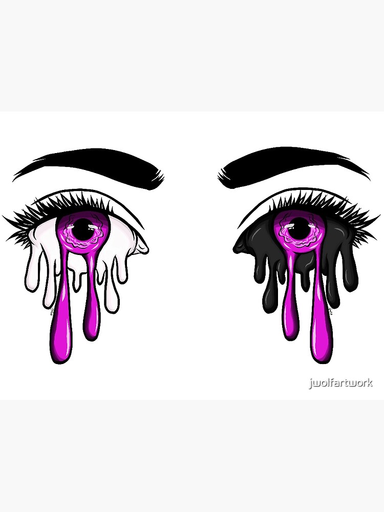 "Acid Tears" Poster by jwolfartwork | Redbubble