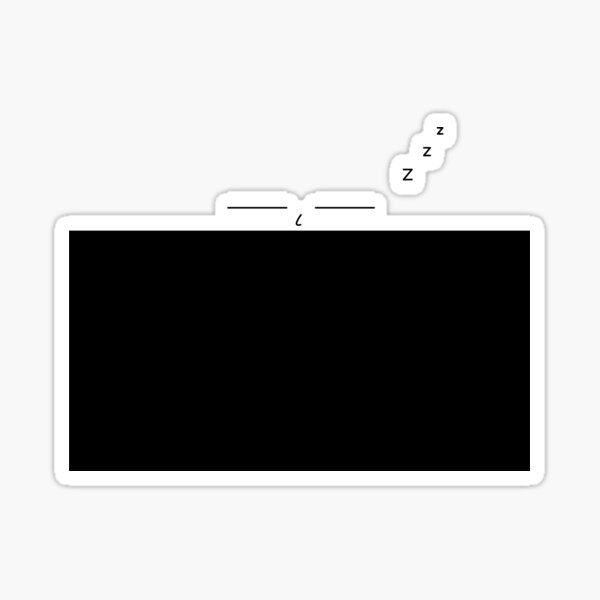 Sleepy Face Emoji Stickers | Redbubble