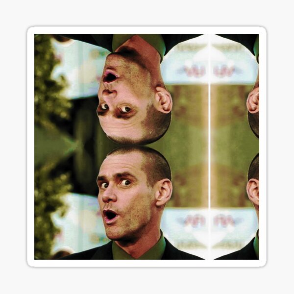 "Jim Carrey" Sticker by JLHDesign | Redbubble