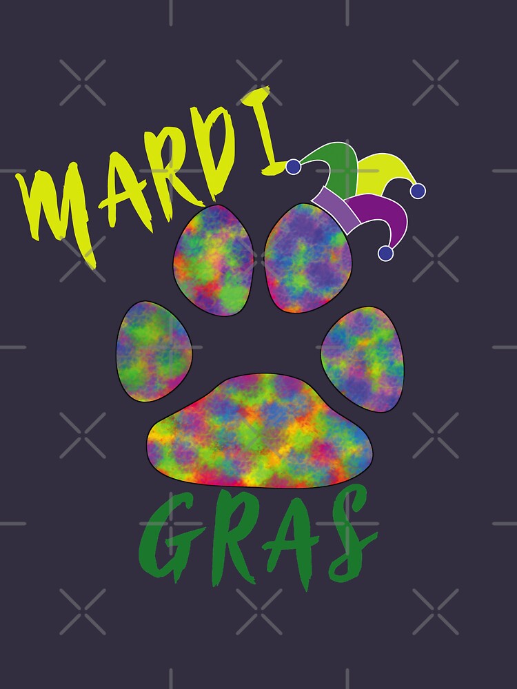 "Mardi gras dog paw 2019 costume best gift for puppies lover " Pullover ...
