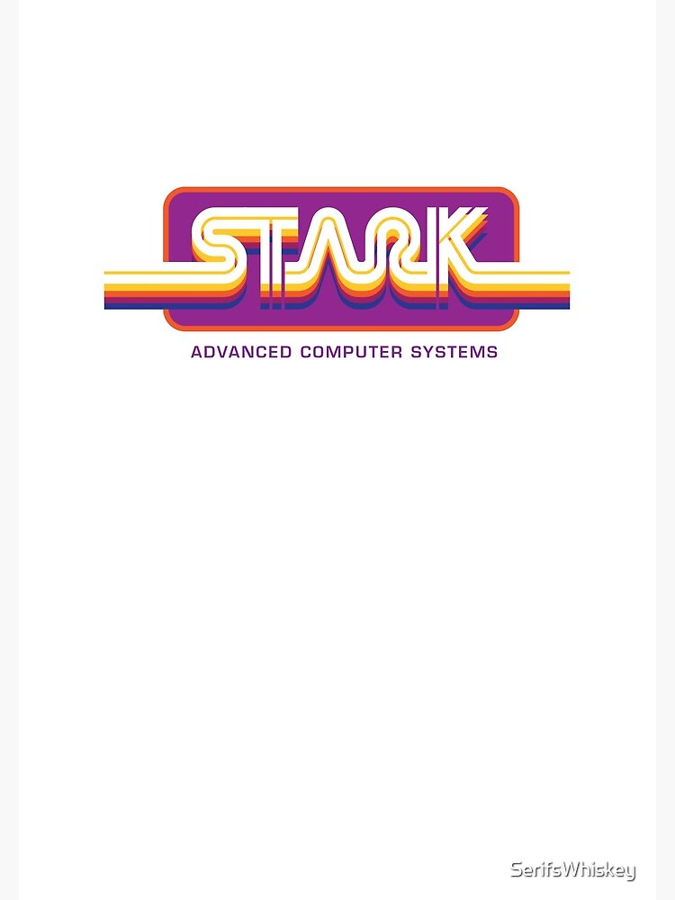 "1980s Stark Technologies computer graphics" Journal for Sale by SerifsWhiskey | Redbubble