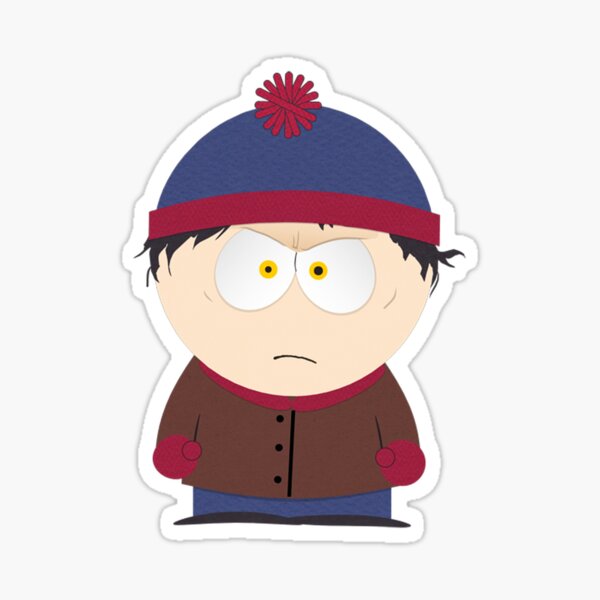 "Possessed Stan - South Park Cartoon" Sticker for Sale by basementworks ...