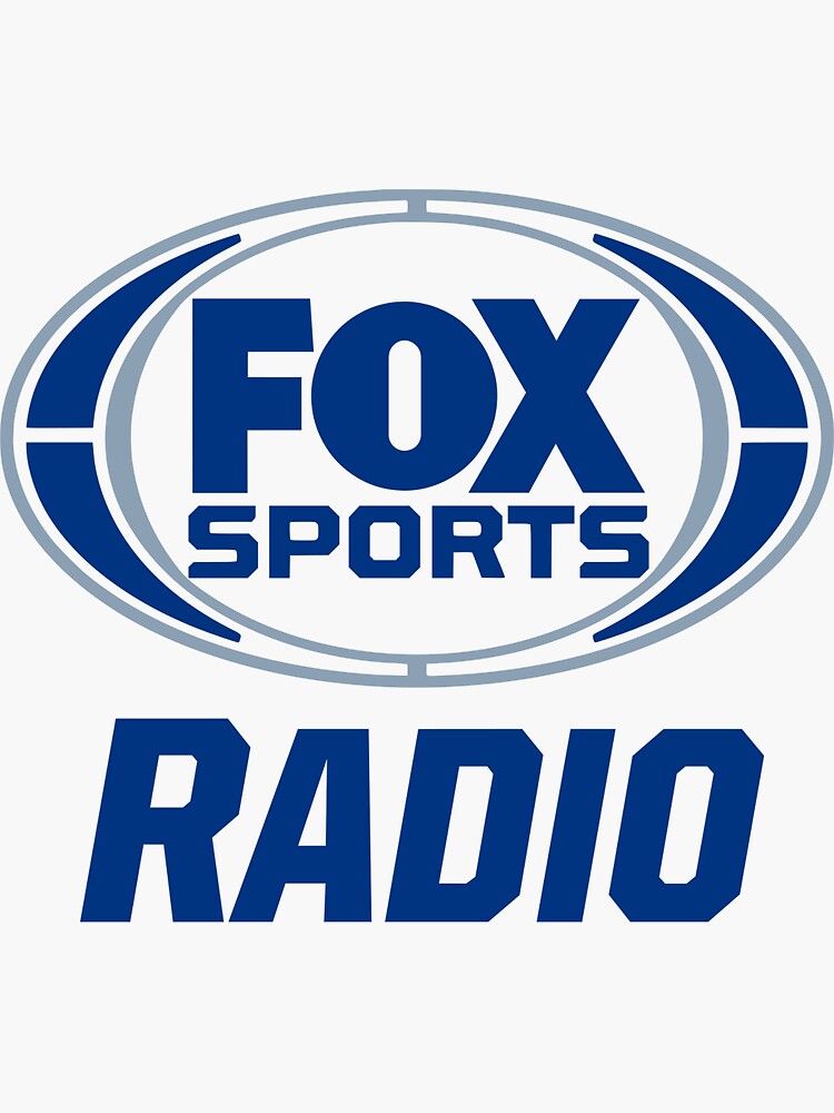 "FOX Sports Radio logo" Sticker for Sale by jdanner1999 | Redbubble