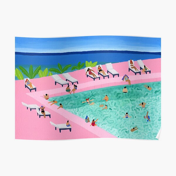 "Seaview" Poster for Sale by HeloBirdie | Redbubble
