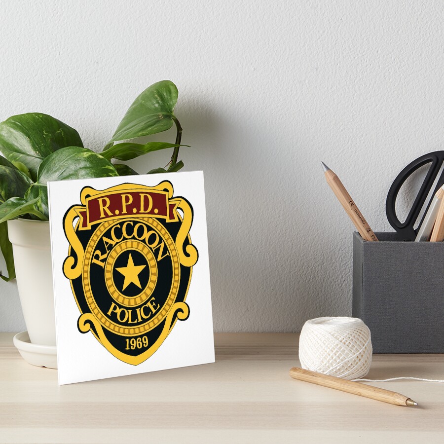 "Resident Evil RPD Remake Logo" Art Board Print by Mertens | Redbubble