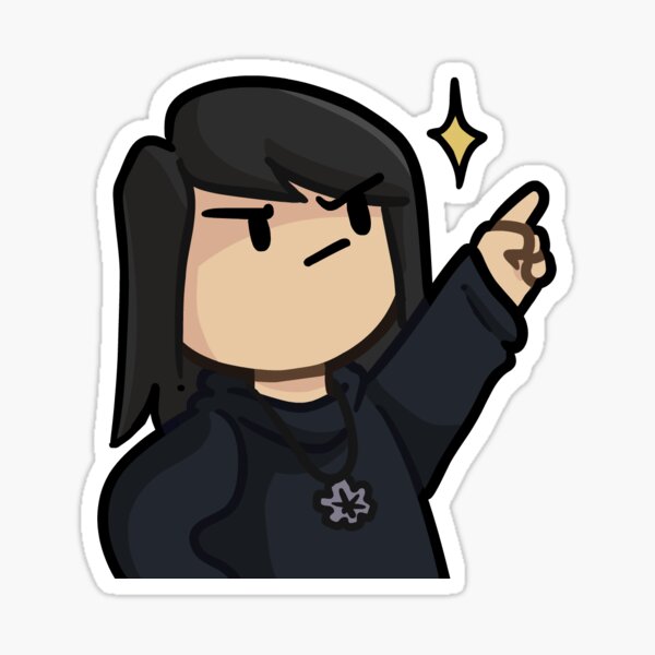 "Me!!" Sticker by Animatorii | Redbubble