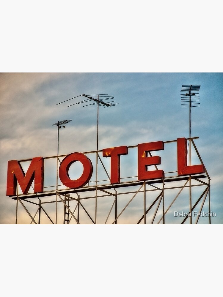 "MOTEL" Poster for Sale by dafotos | Redbubble