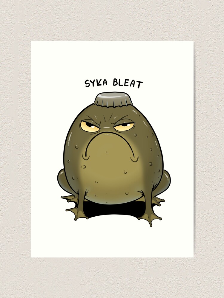 "Syka Bleat" Art Print for Sale by TotesFleisch8 | Redbubble