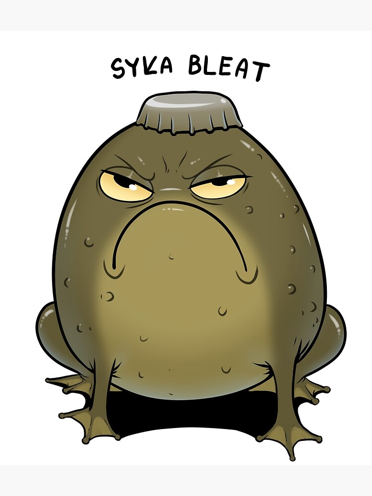 "Syka Bleat" Art Print for Sale by TotesFleisch8 | Redbubble