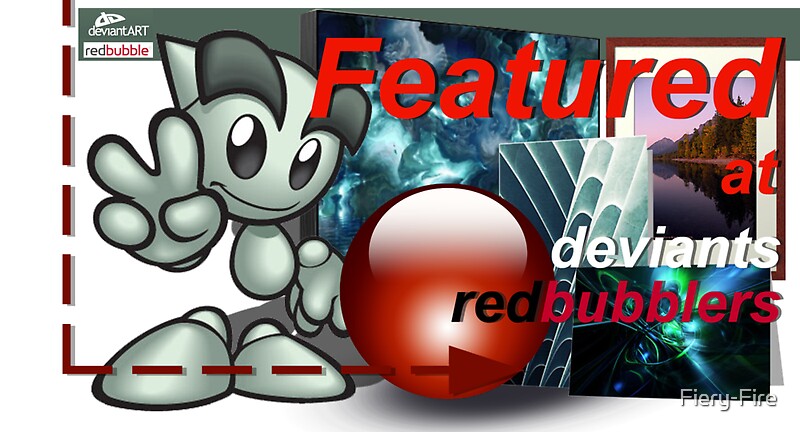 "Deviants Redbubblers Featured banner" by Fiery-Fire | Redbubble