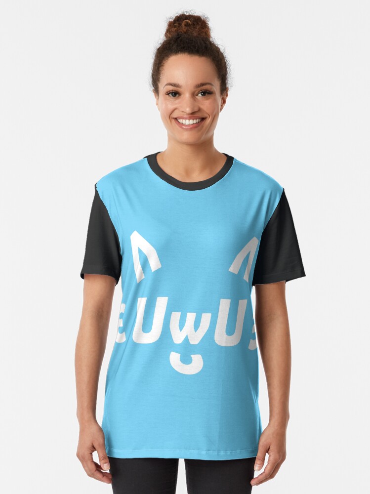 "UwU Cat" T-shirt for Sale by nolatechmasters | Redbubble | uwu owo ...