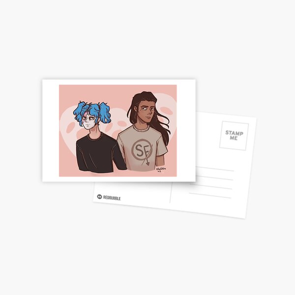 "Sally face, Larry face" Postcard for Sale by kkyrakenart | Redbubble