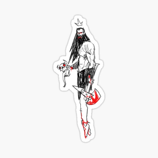 "MetalJesus" Sticker by simonsherry | Redbubble