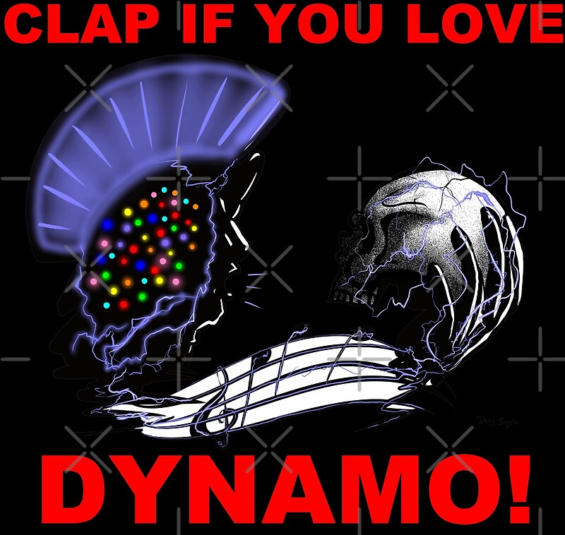 "Running Man Dynamo" by Doug Saquic | Redbubble