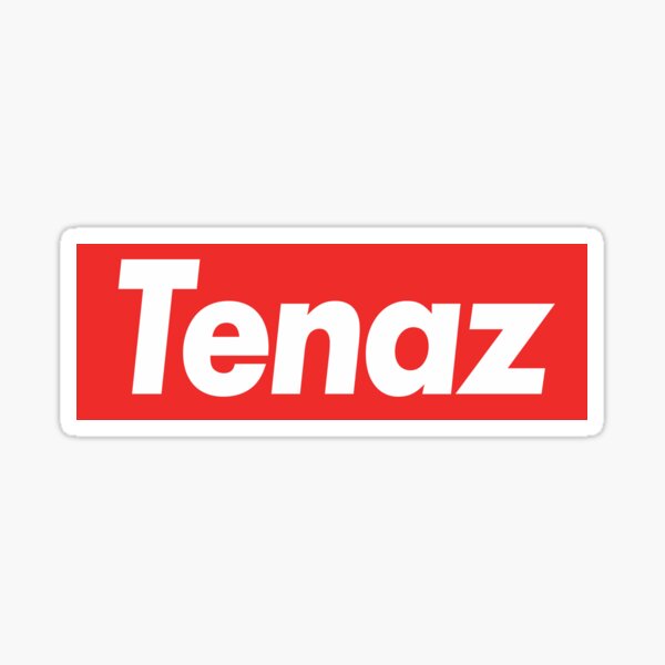 "Tenaz (red)" Sticker by davidwidam | Redbubble