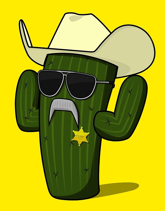 "Cactus Sheriff" by Adam1991 | Redbubble