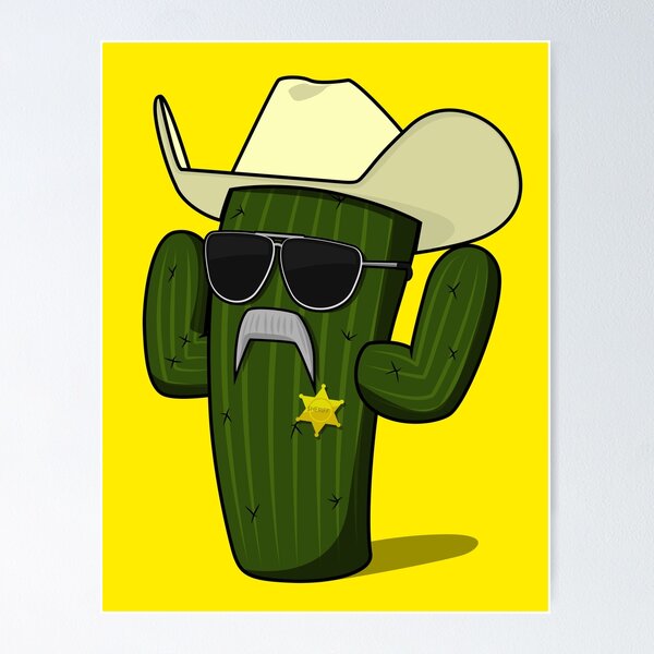 "Cactus Sheriff" Poster for Sale by Adam1991 | Redbubble
