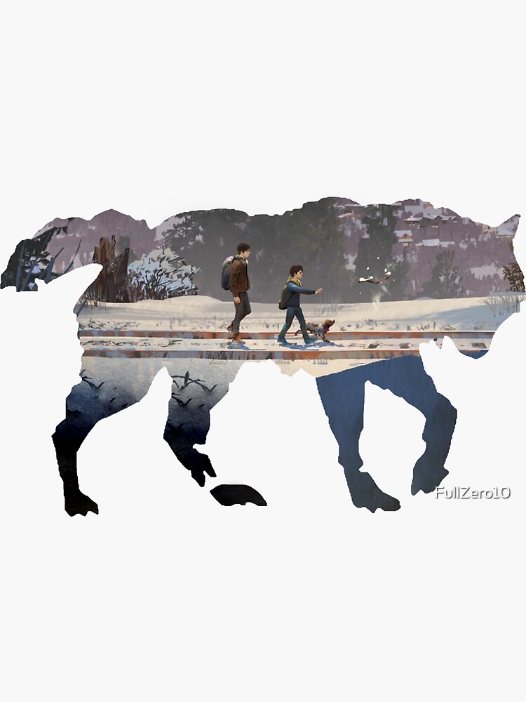 "Life is Strange 2 Wolf Brothers Winter Version" Sticker for Sale by ...