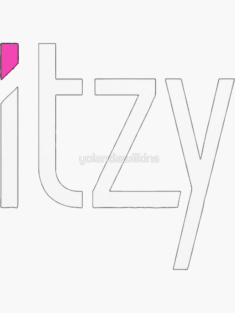 "ITZY" Sticker by yolandawilkins | Redbubble