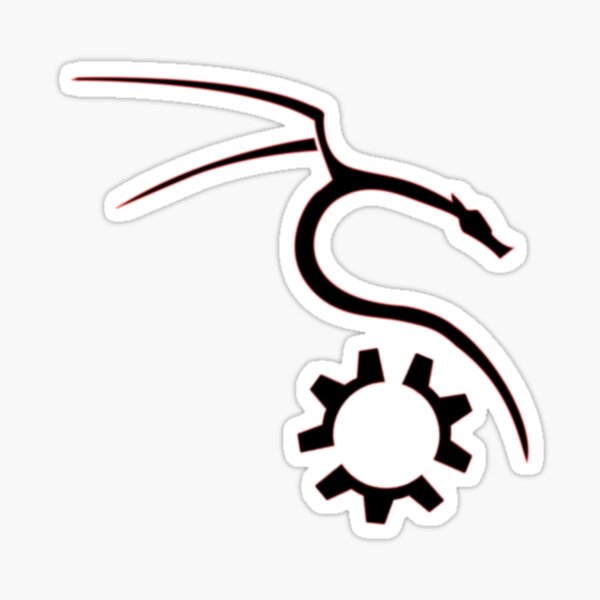 "Kali linux logo red and black" Sticker for Sale by D3mon98 | Redbubble