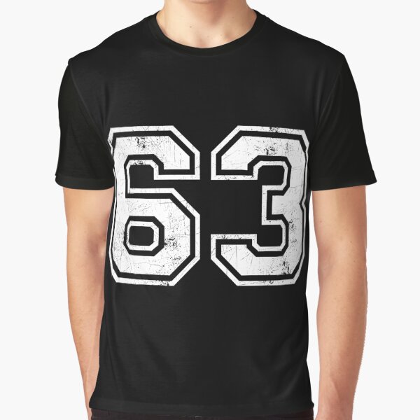 "63 jersey jerseys number 63 jersey Sport" Graphic T-Shirt by superiors ...