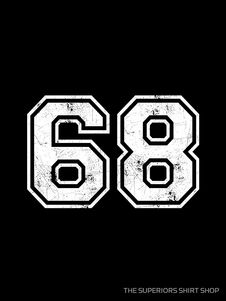 "68 jersey jerseys number 68 jersey sports" T-shirt for Sale by ...