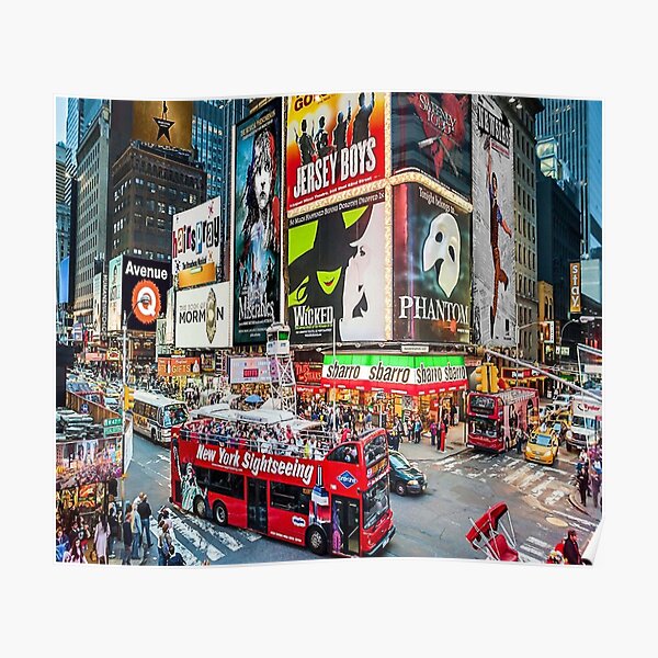 Broadway Musical Collage Posters | Redbubble