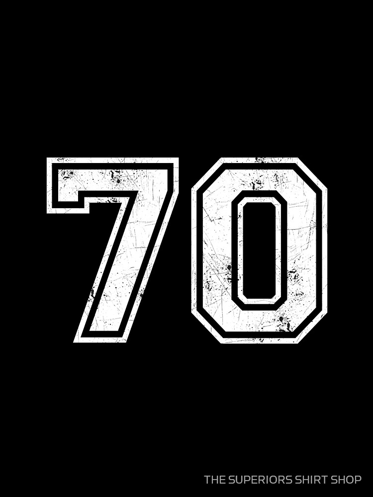 "70 jersey jerseys number 70 jersey sports" T-shirt for Sale by ...