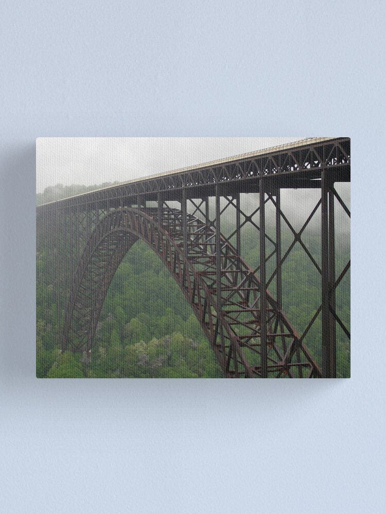"New River Gorge Bridge" Canvas Print by MonnieR | Redbubble