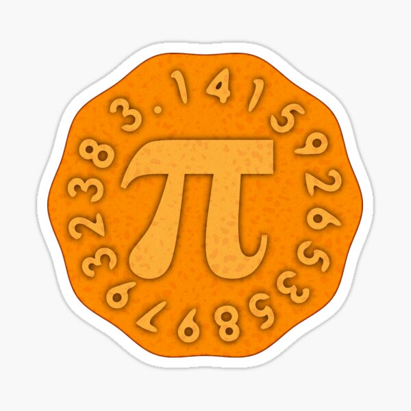 "Pi Day 2019 Pie with Pi Digits" Sticker for Sale by d247 | Redbubble