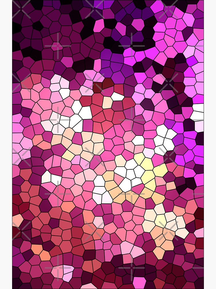 "Purple rhapsody stained glass" Sticker for Sale by joshuayule | Redbubble