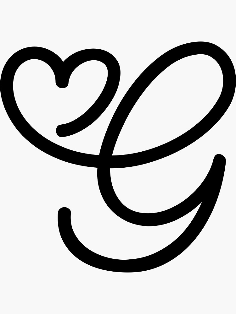 "Love-Heart Letter G" Sticker for Sale by juxtapositionuk | Redbubble
